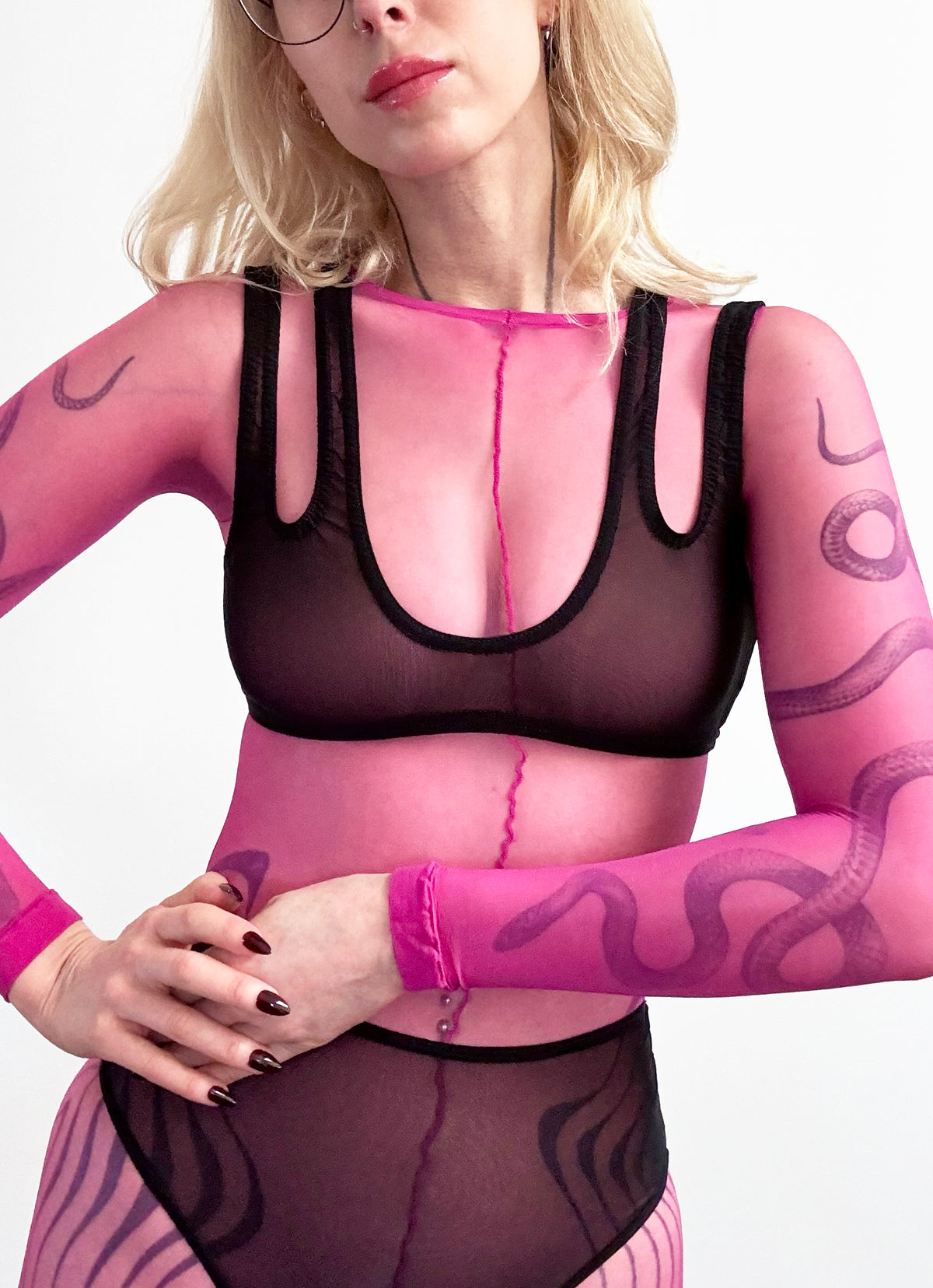 Strappy Bra, Mesh – Covert Behavior
